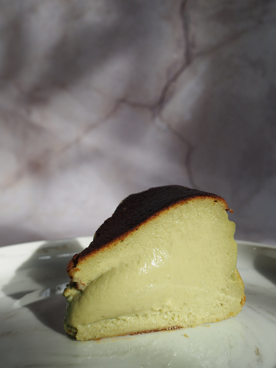 Basque Cheesecake, Pistachio – Mixsense Private Dining